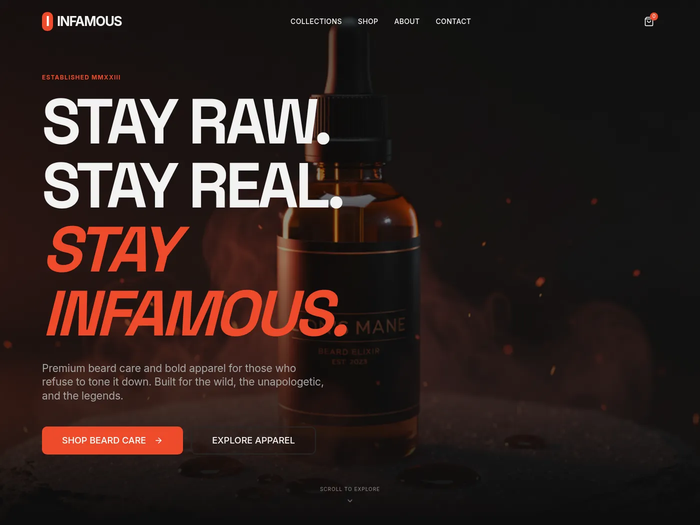 Infamous Pro Website