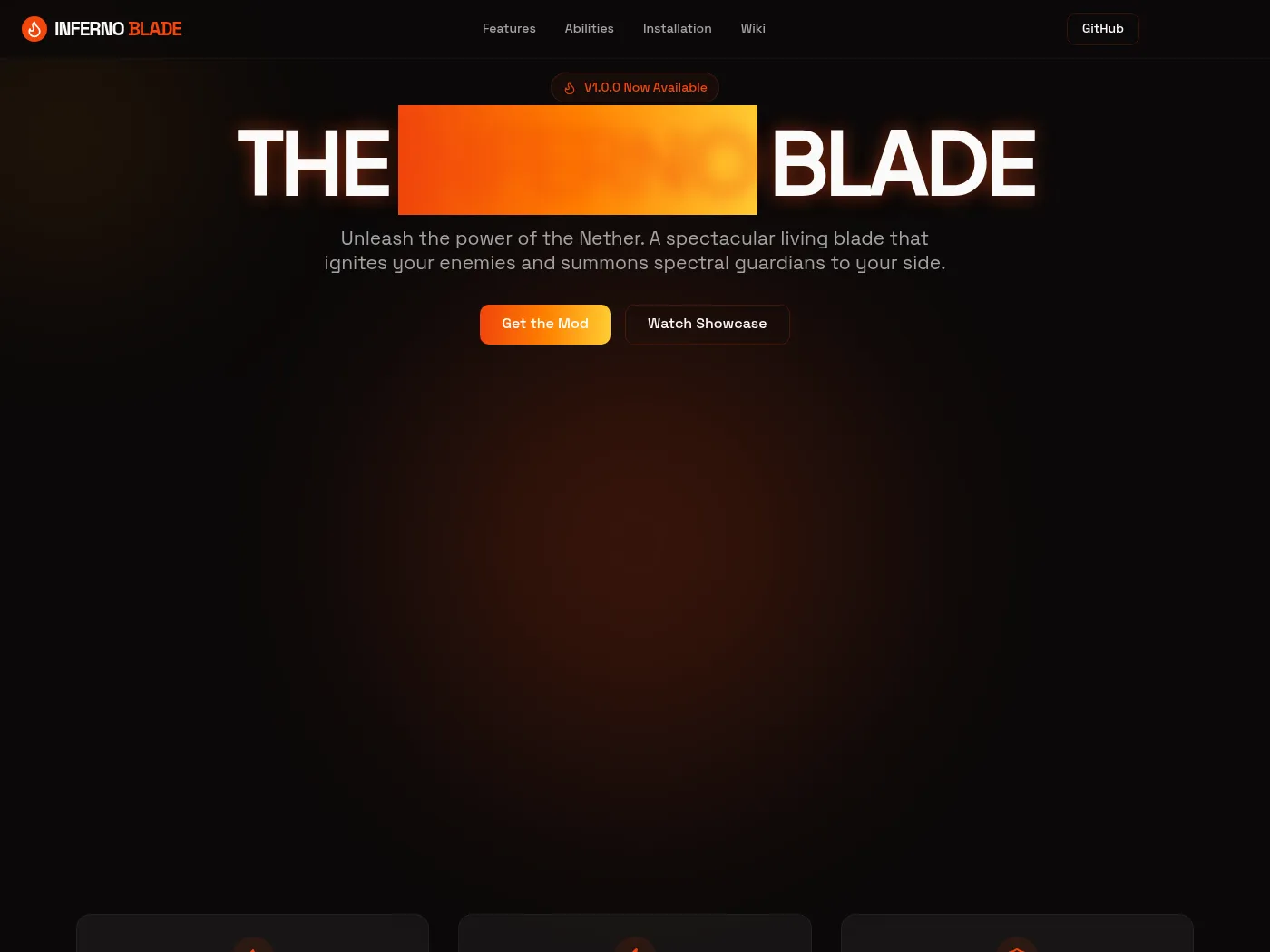 Inferno Blade Mod