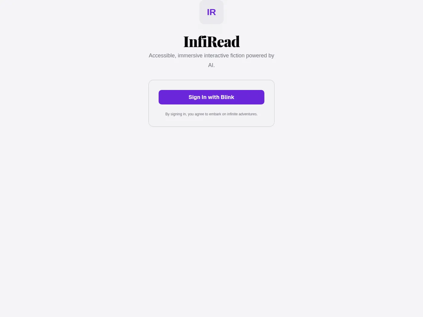 InfiRead Interactive Fiction