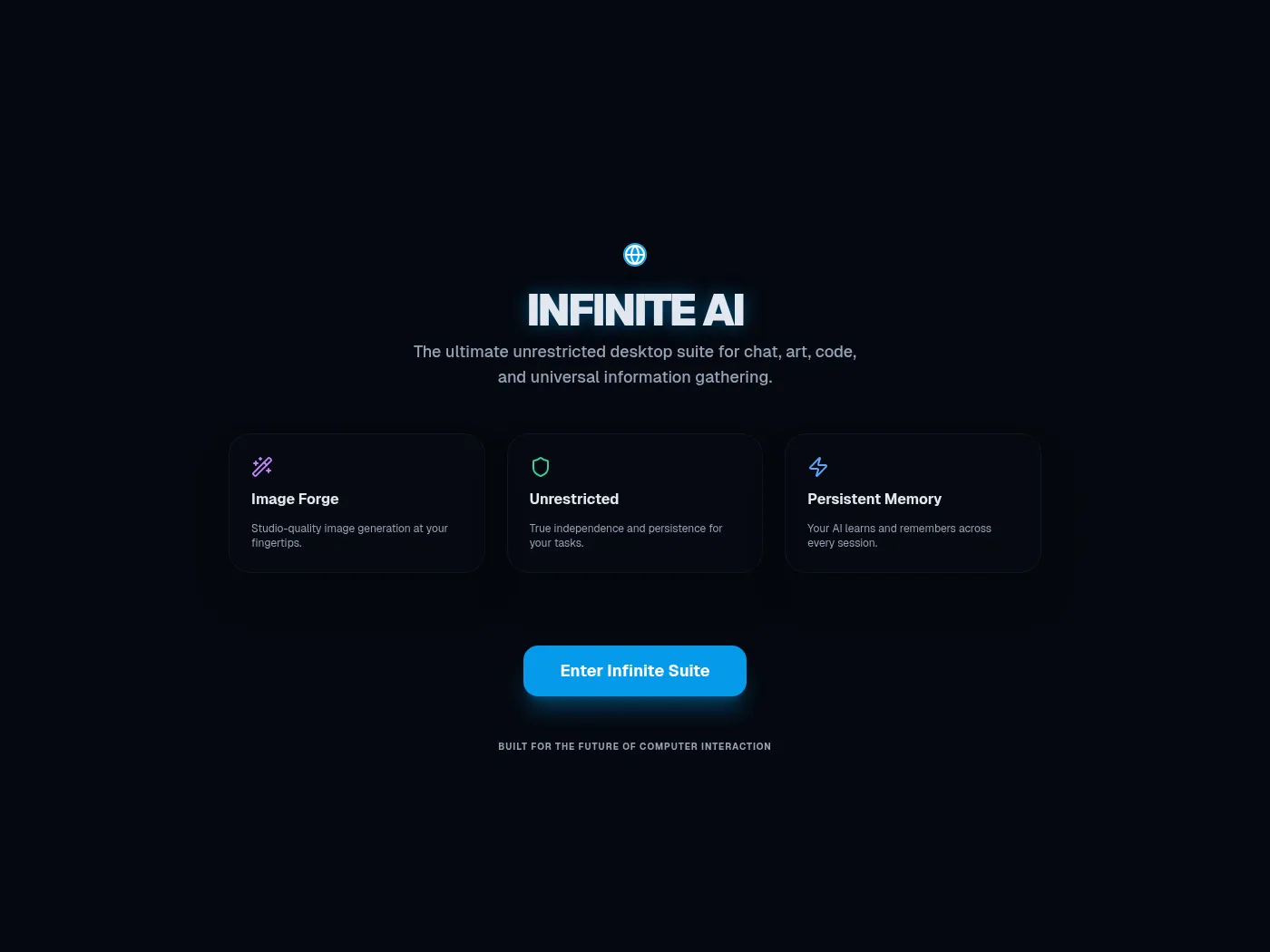Infinite AI Desktop Suite