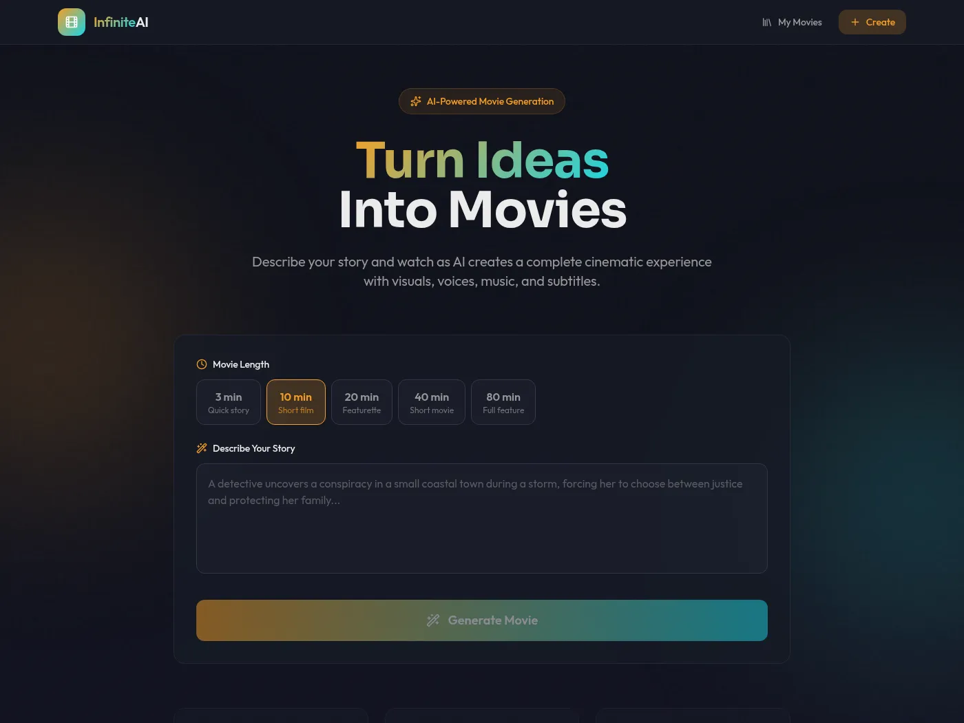 Infinite AI Movie Studio