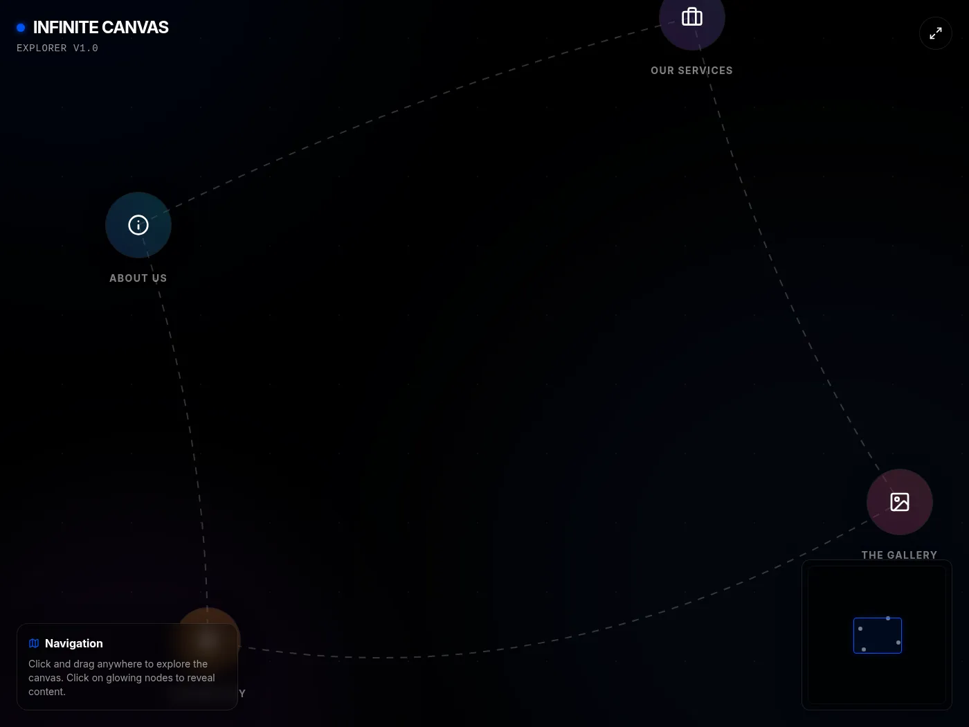 Infinite Canvas Explorer