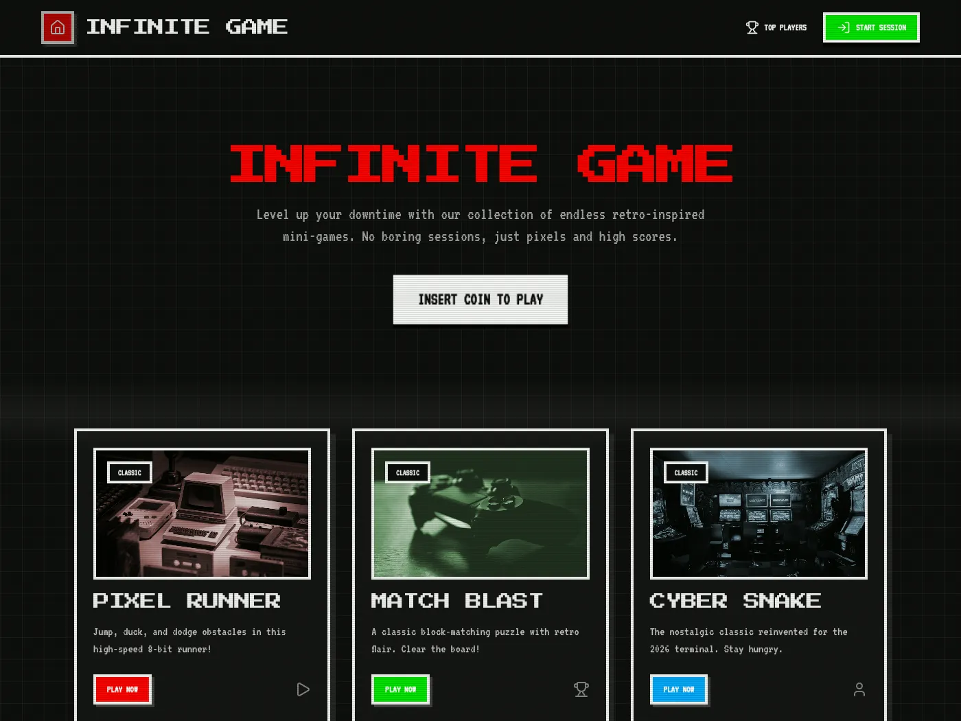 Infinite Game Web