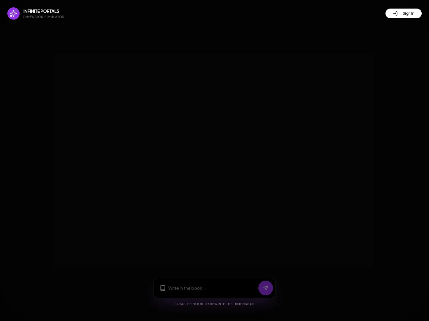 Infinite Portals Simulator
