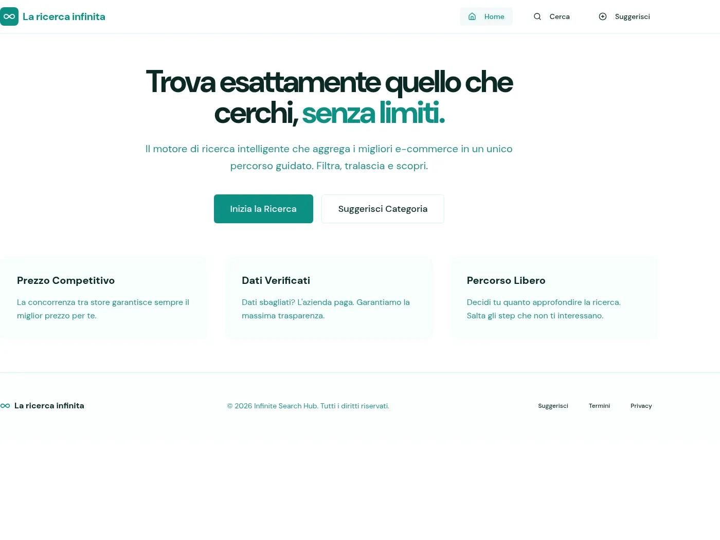 Infinite Search Hub