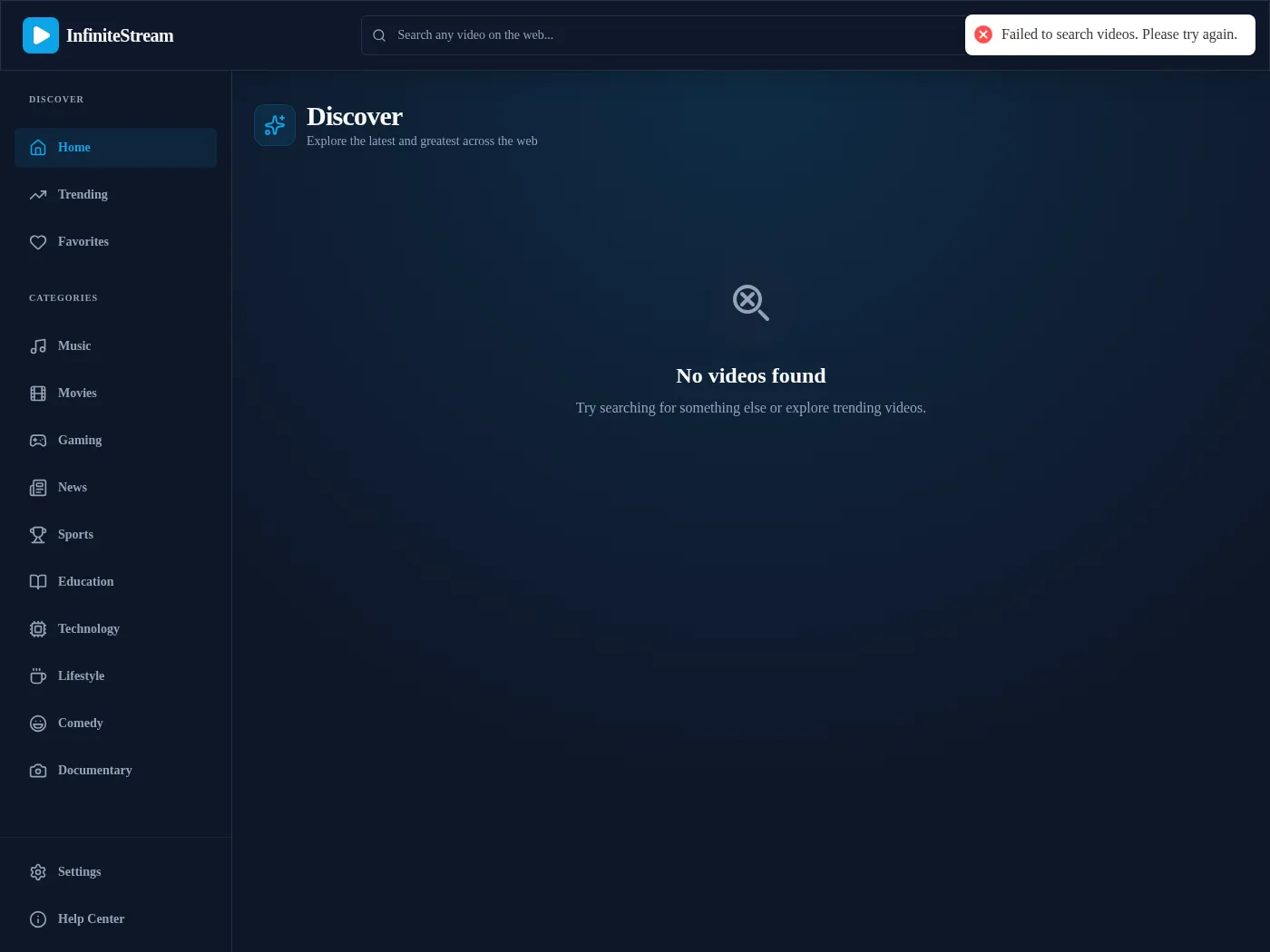 InfiniteStream