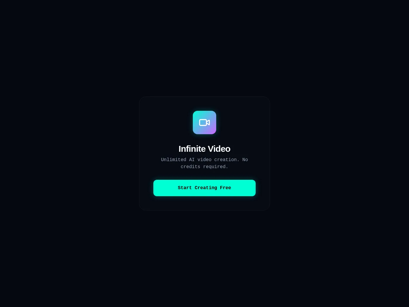 Infinite Scene Video Maker