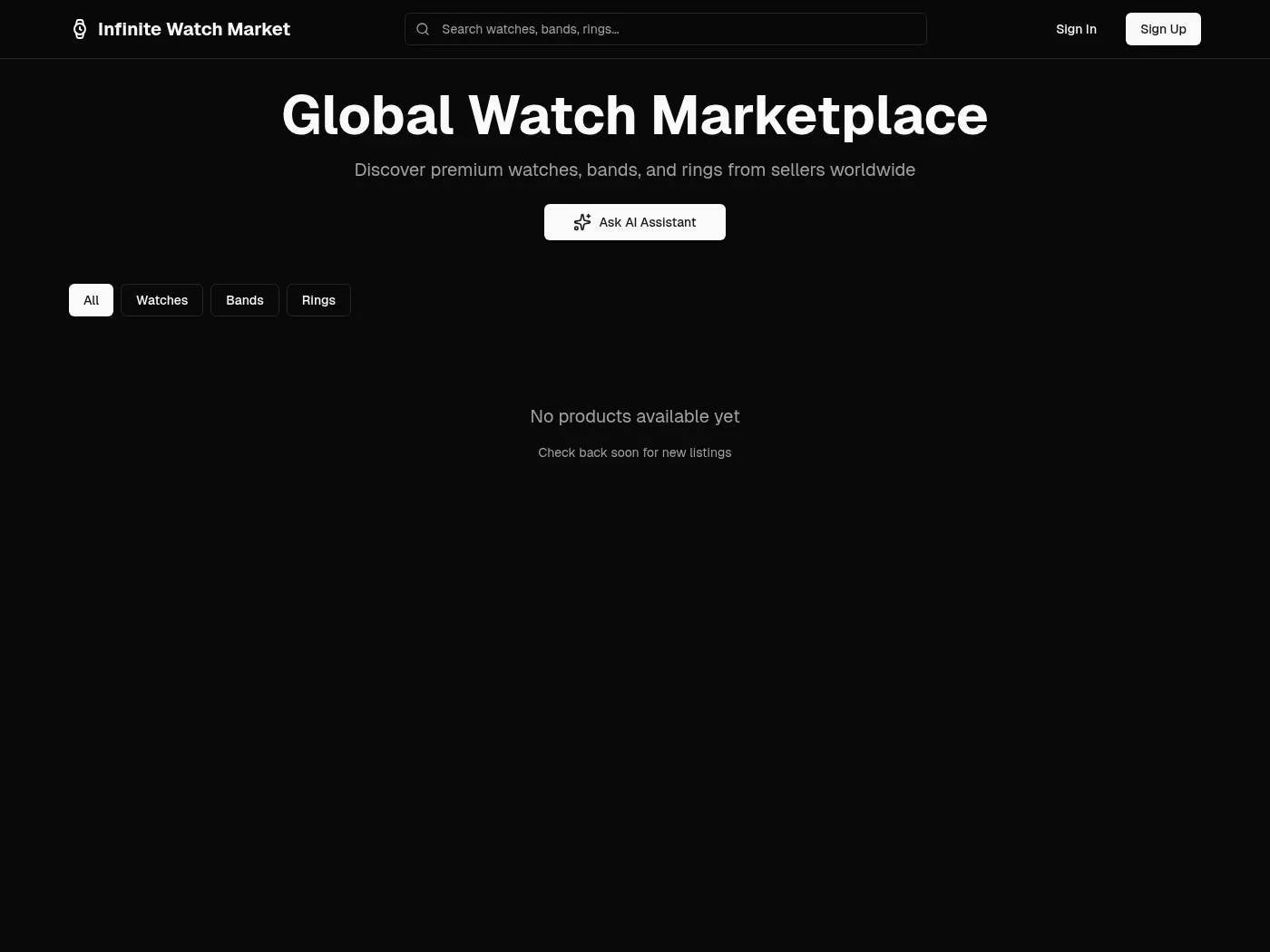 Infinite Watch Market