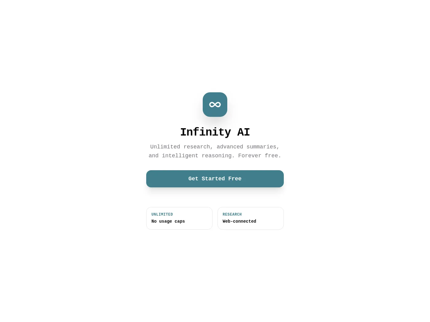 Infinity AI Assistant