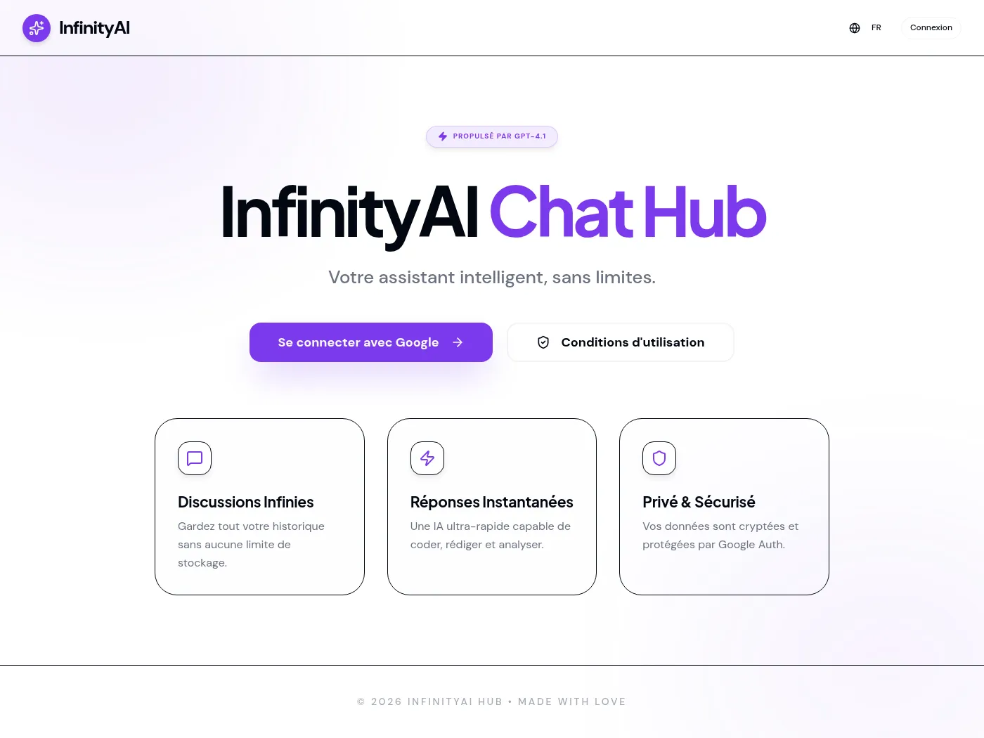 InfinityAI Chat Hub