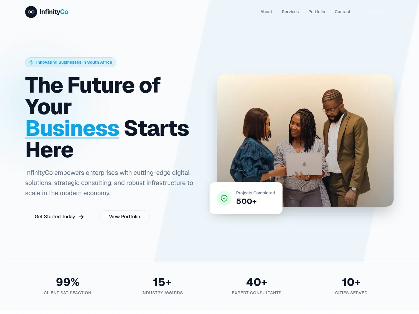 InfinityCo Website
