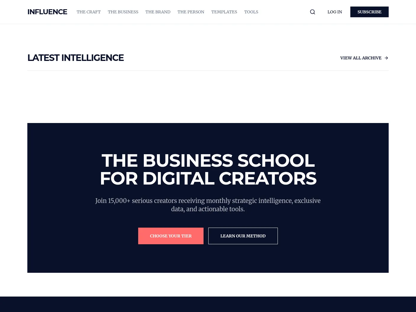 Influence Magazine Platform