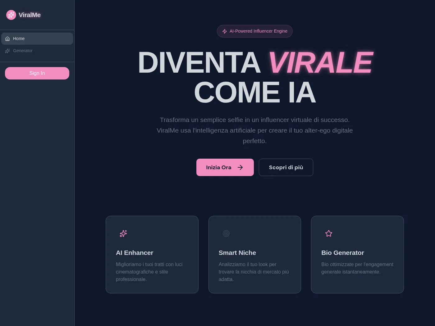 Photo Influencer Generator