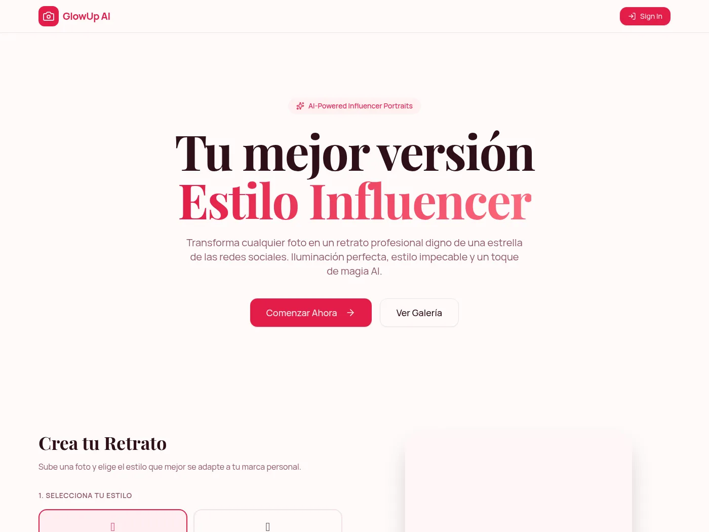 Influencer Photo Generator