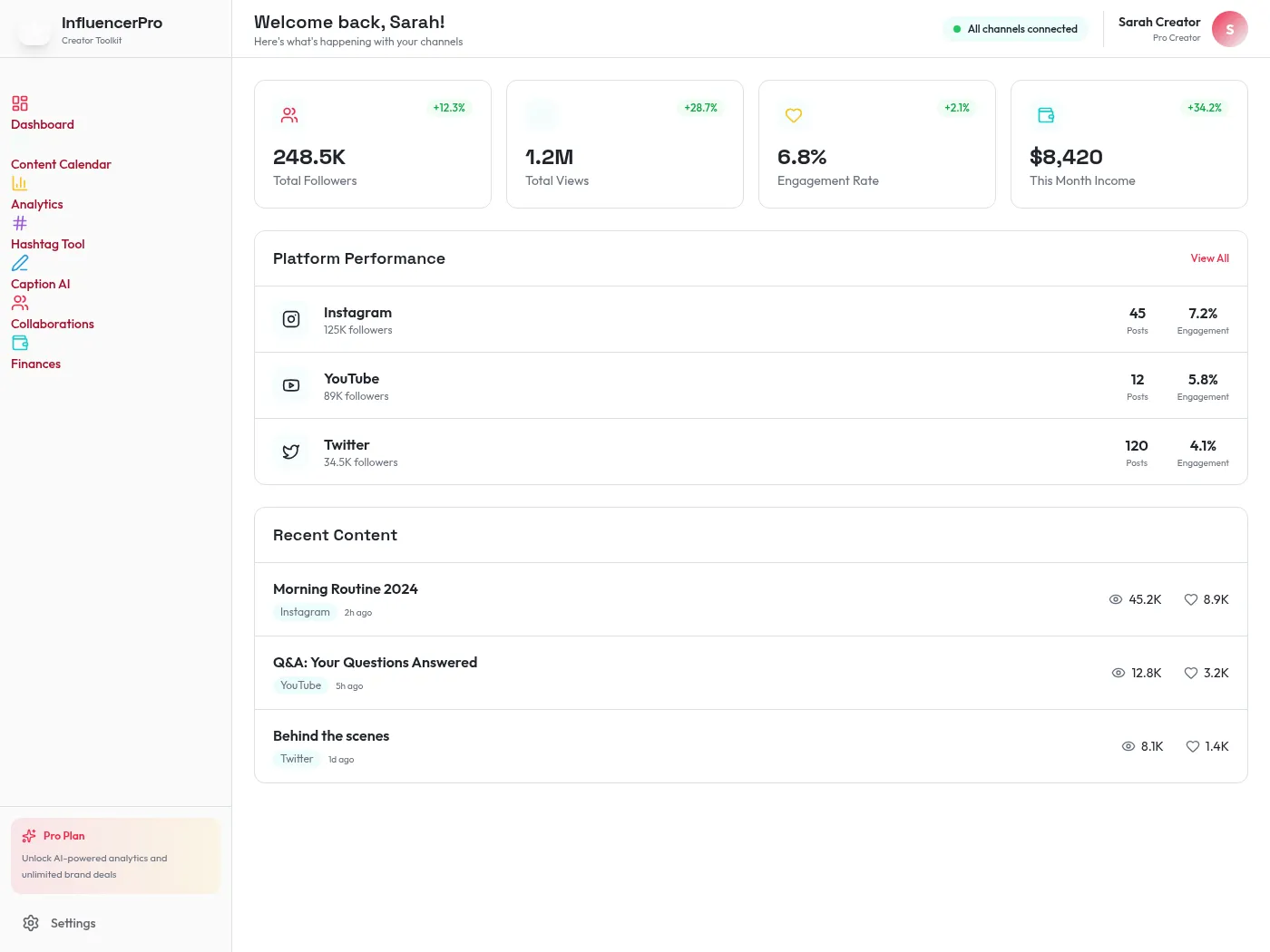 Influencer Pro Toolkit