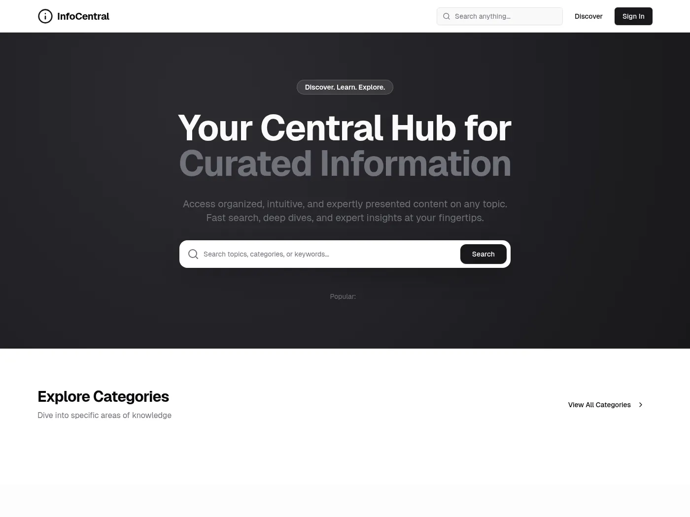 InfoCentral App