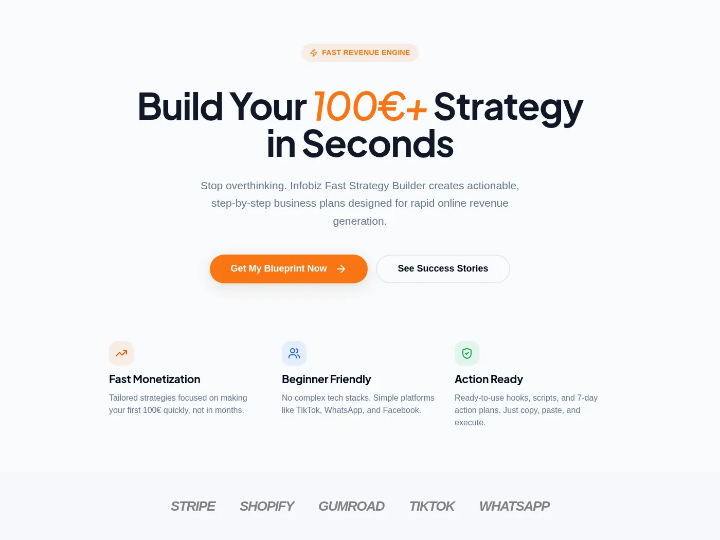 Infobiz Fast Strategy Builder