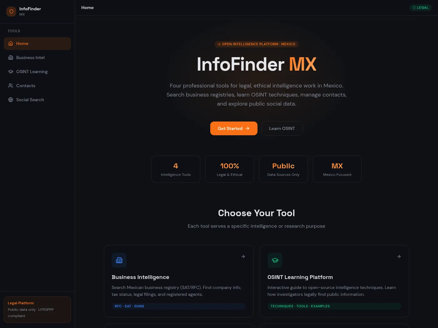 InfoFinder MX