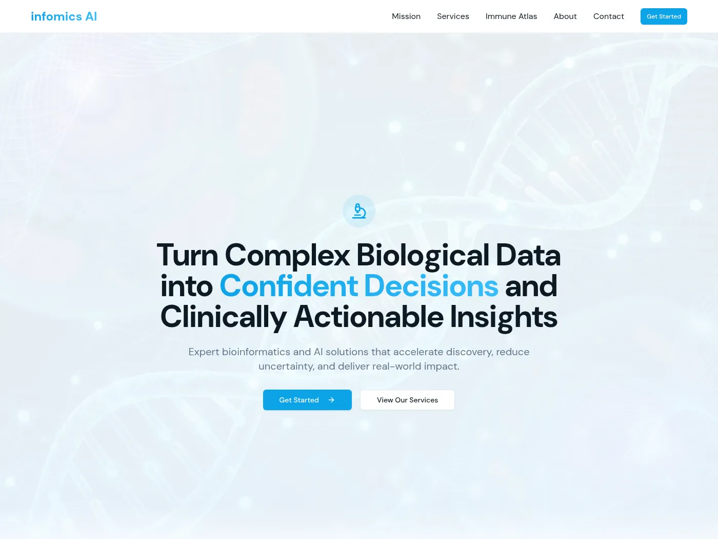Infomics AI Bioinformatics Hub