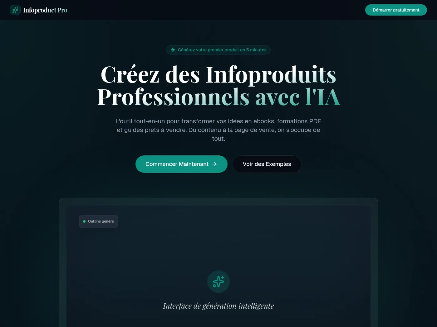 Infoproduct Generator Pro