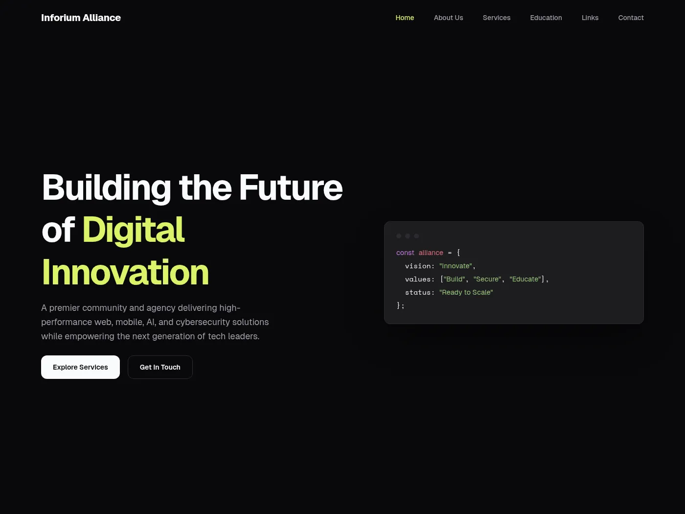 Inforium Alliance Site