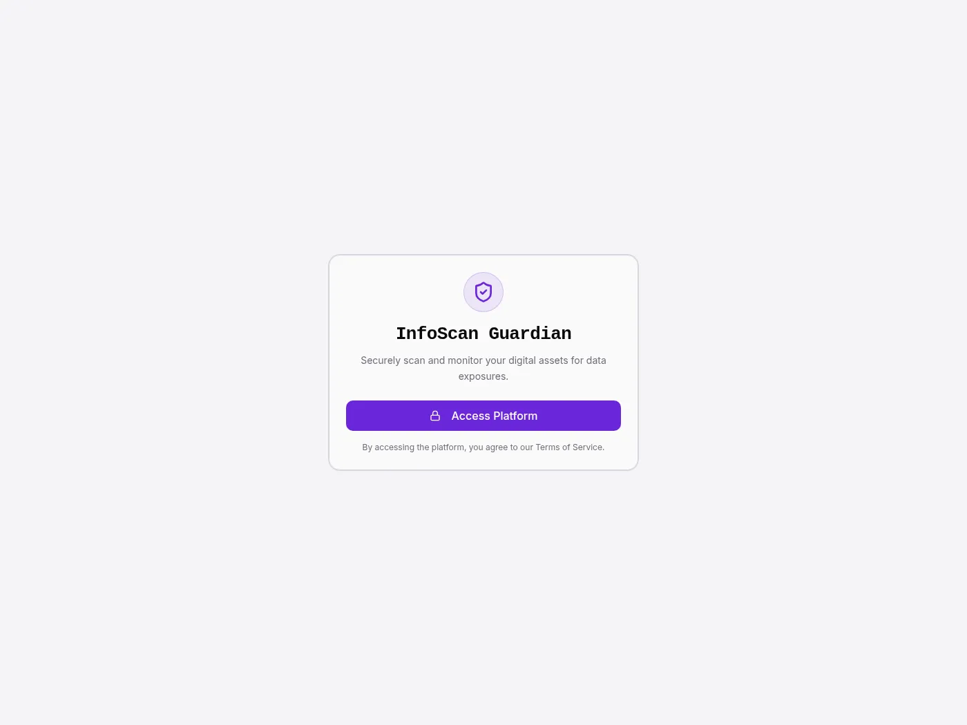 InfoScan Guardian