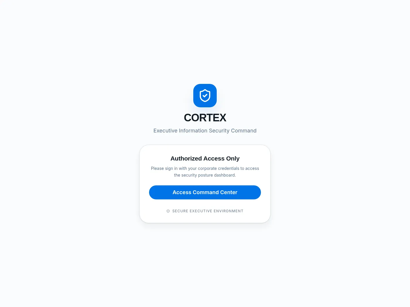 Cortex Security Dashboard