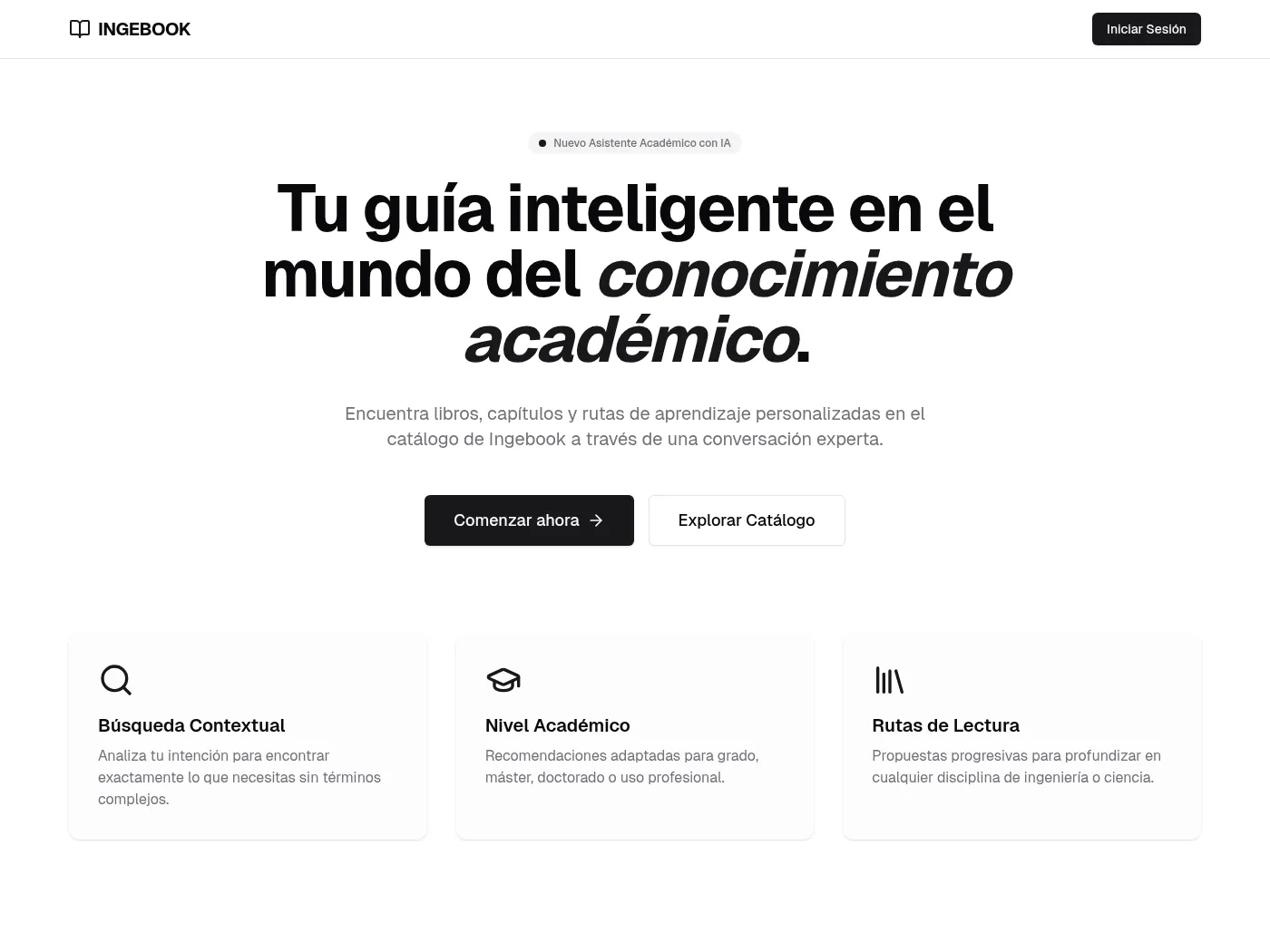 Ingebook Academic Assistant