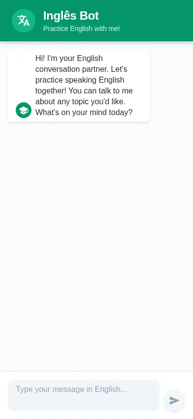 Inglês Bot Trainer