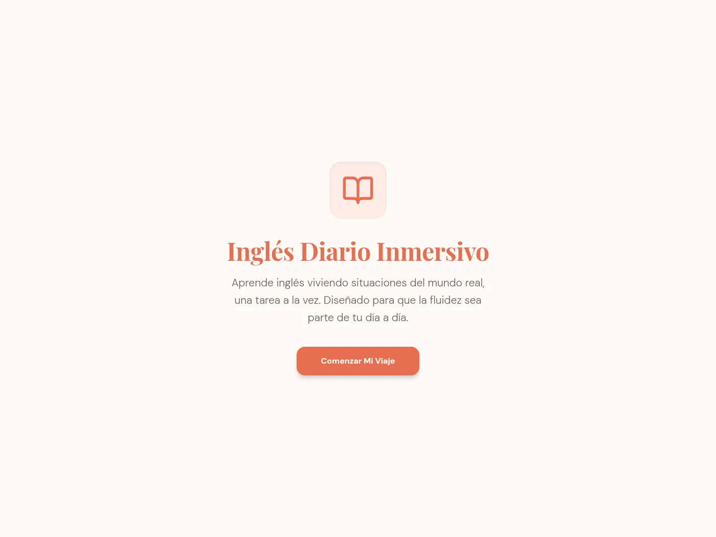 Inglés Diario Inmersivo