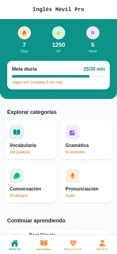 Inglés Móvil Pro