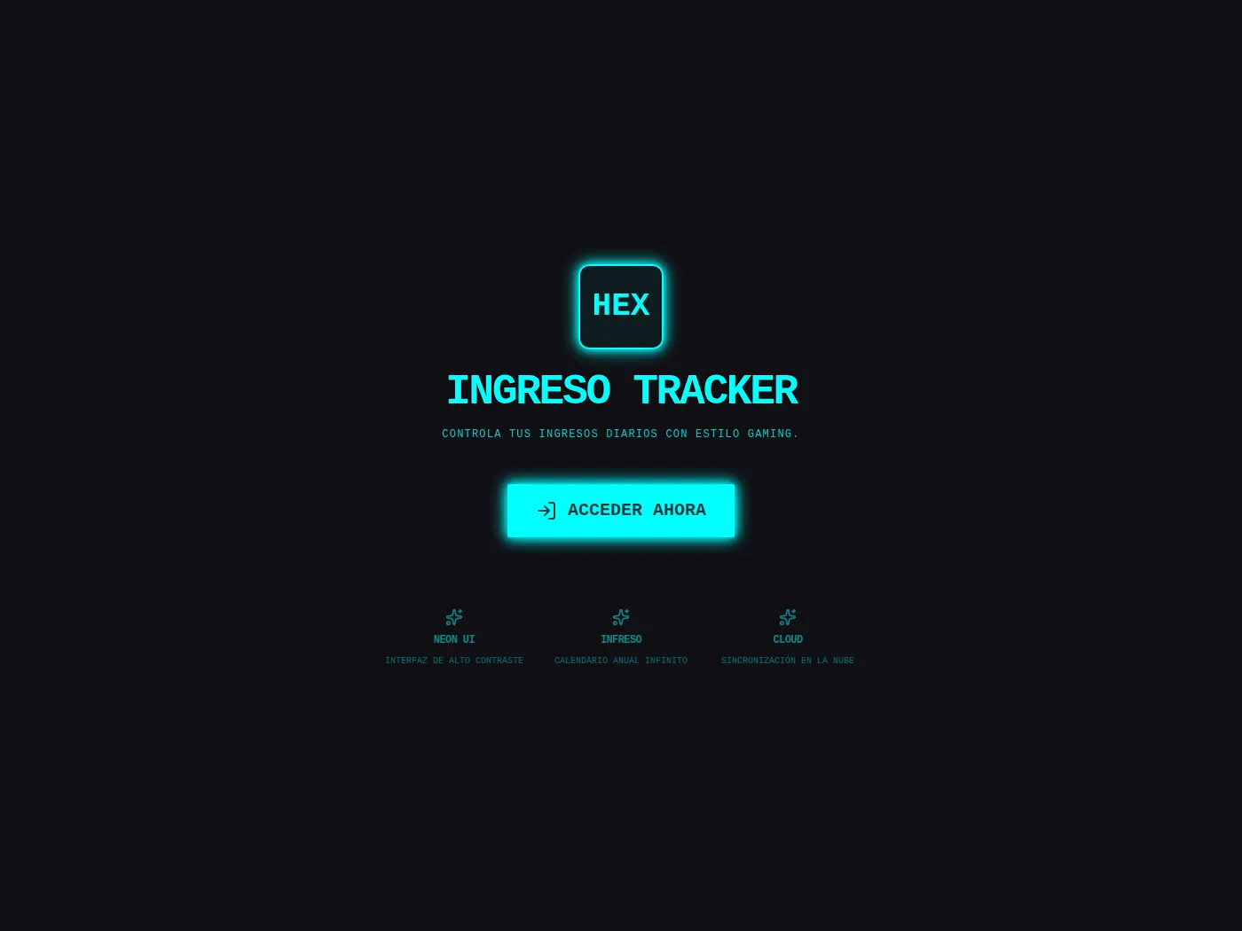 Ingreso Calendar Tracker