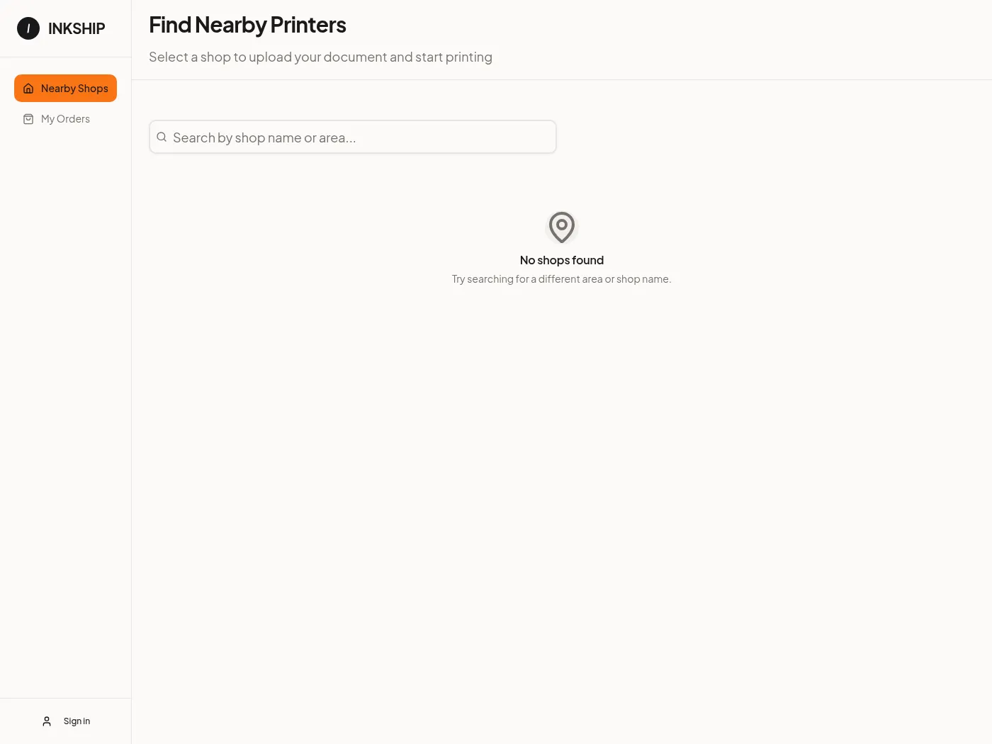 INKSHIP Print Marketplace