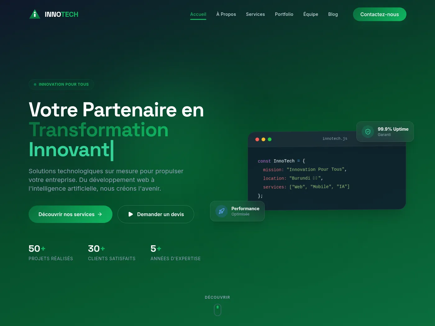 InnoTech Impact Web Suite
