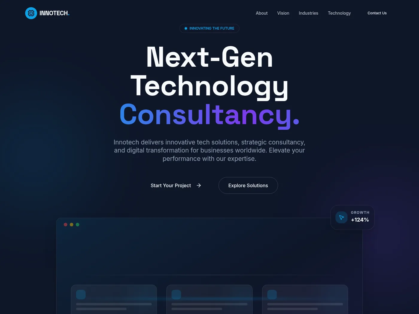Innotech Modern Website