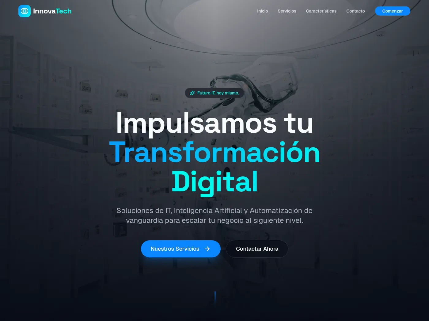 InnovaTech Landing Page