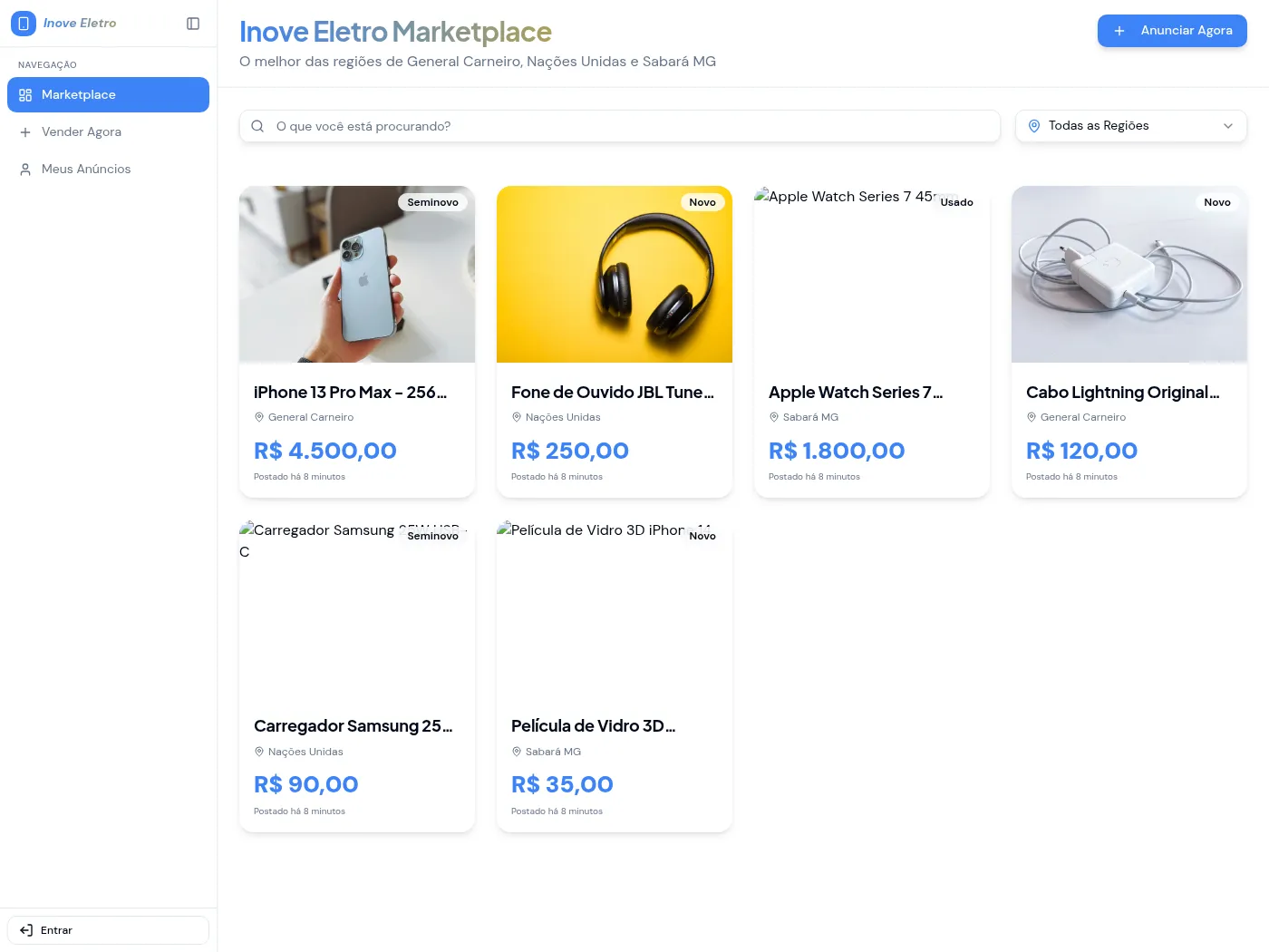 Inove Eletro Marketplace