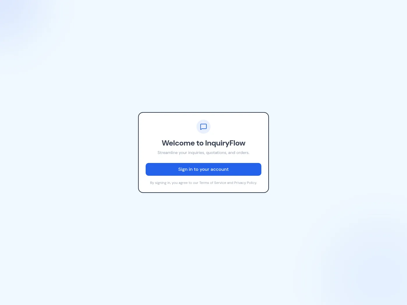 InquiryFlow CRM