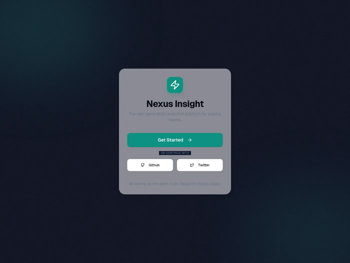 Insight Dashboard