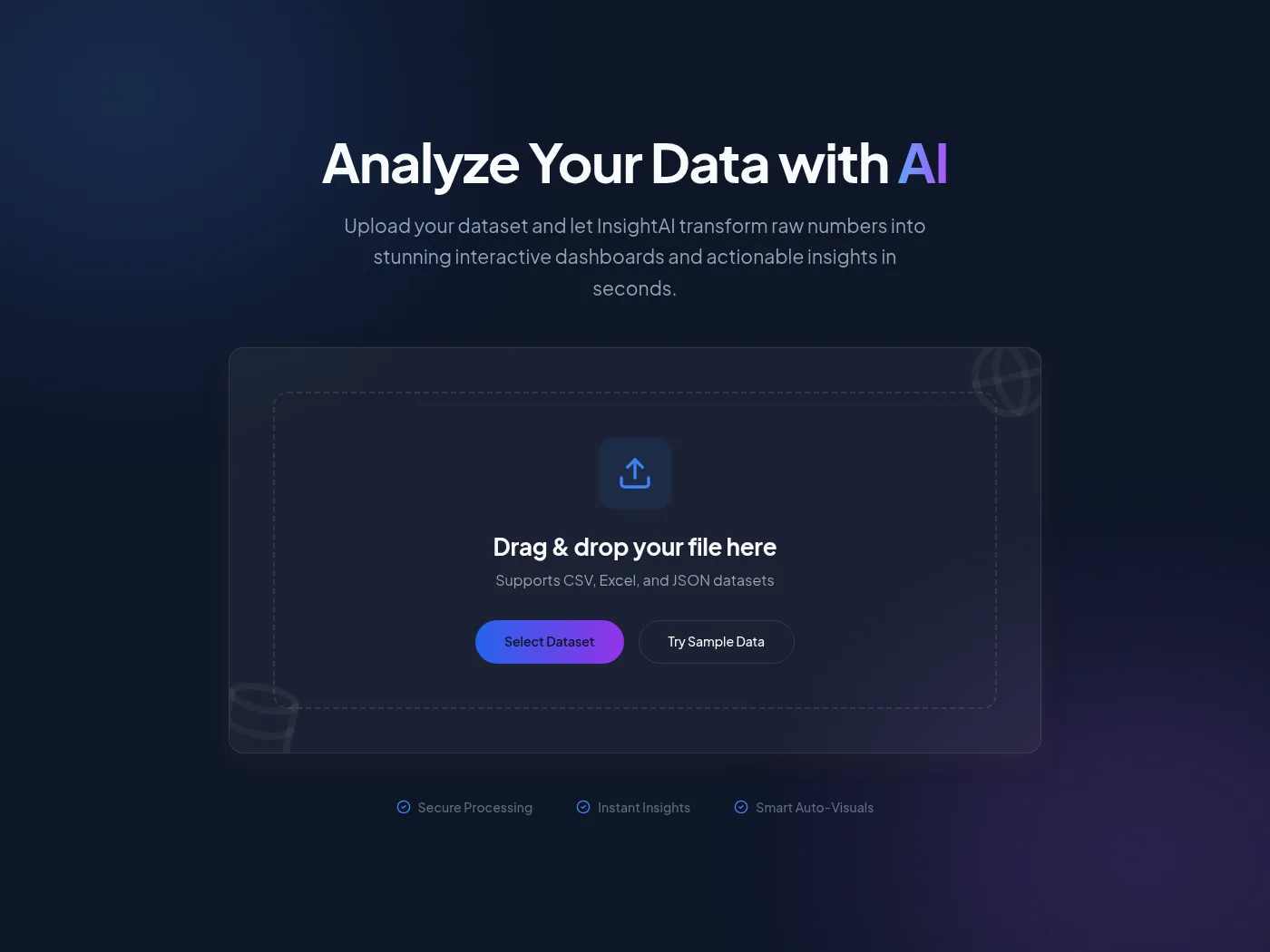 InsightAI Analytics Platform