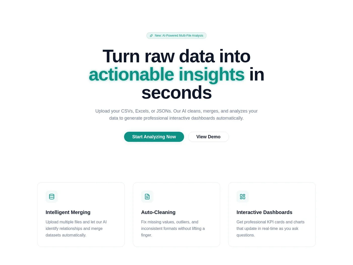 InsightDash AI Analyst