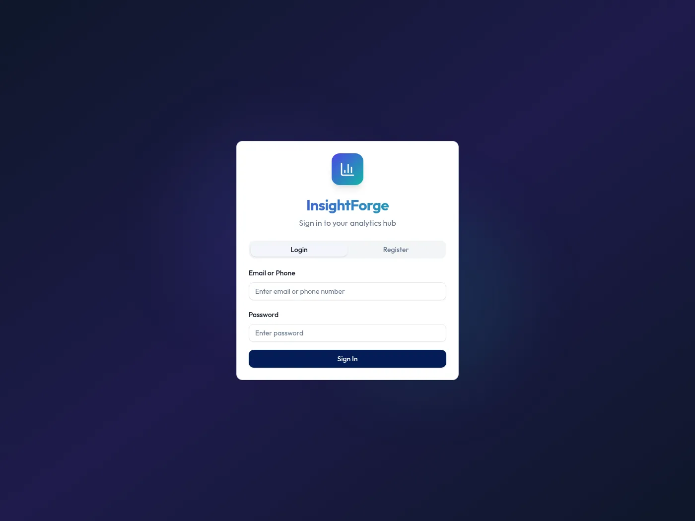 InsightForge Analytics Hub