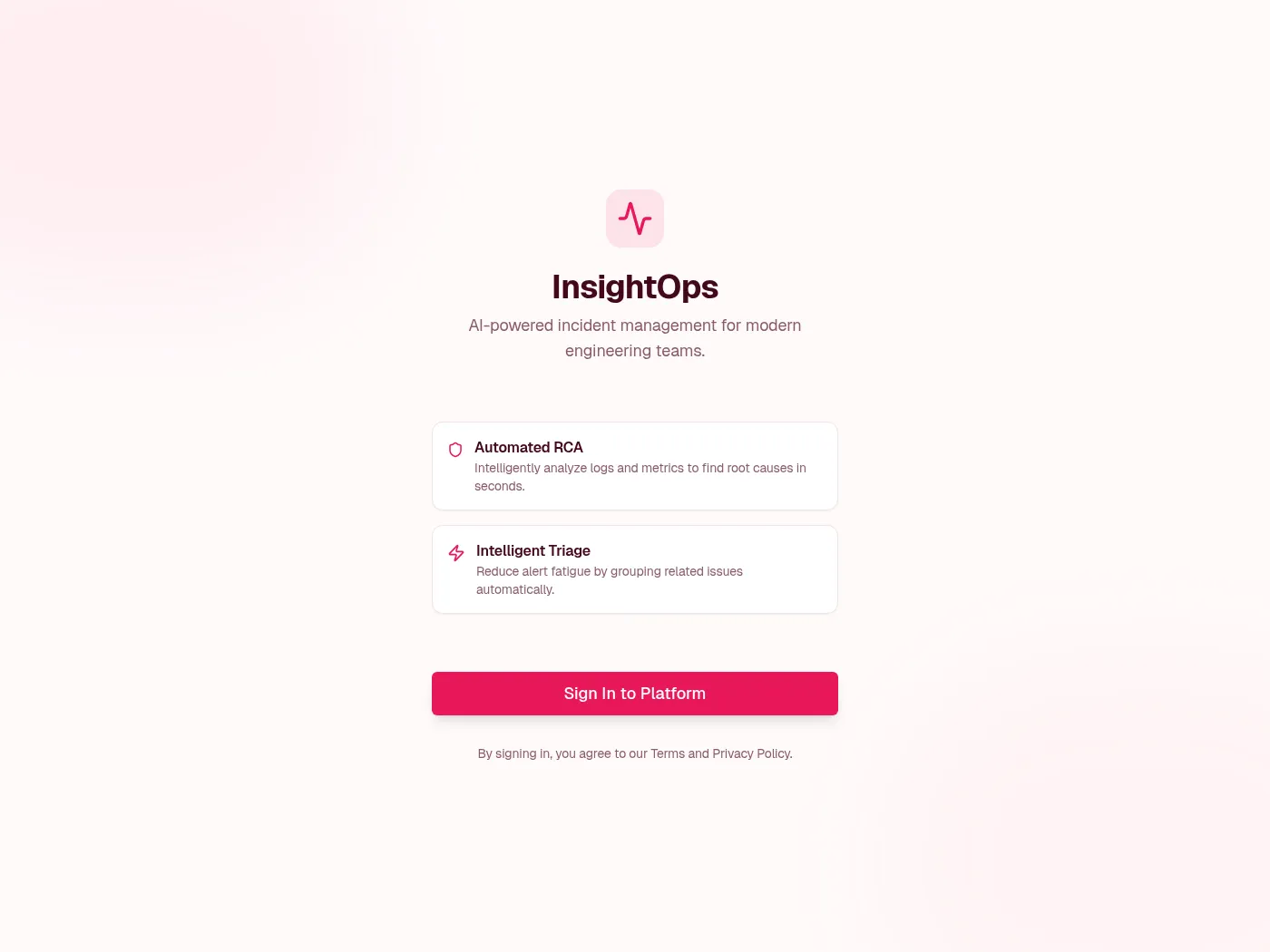 InsightOps Platform