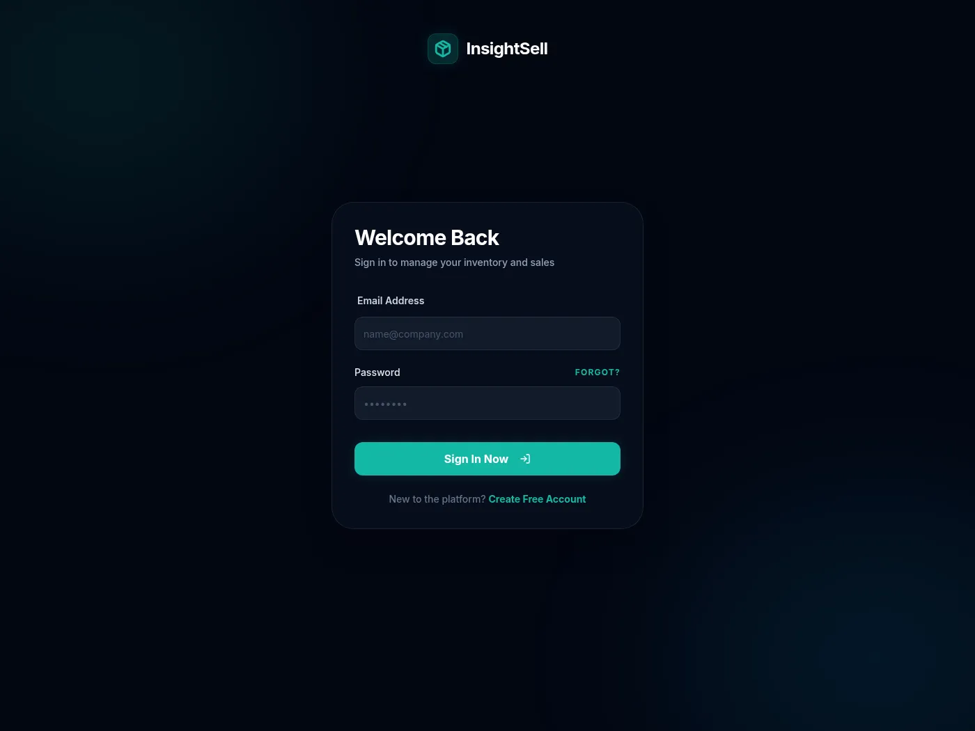 InsightSell Dashboard