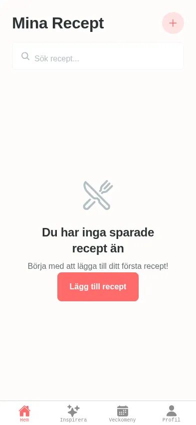 Inspira Recept App