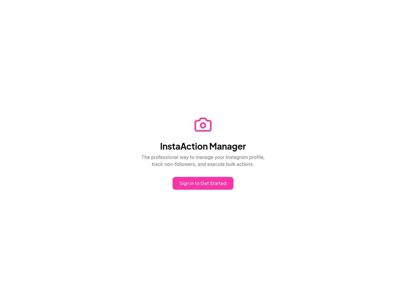 InstaAction Manager