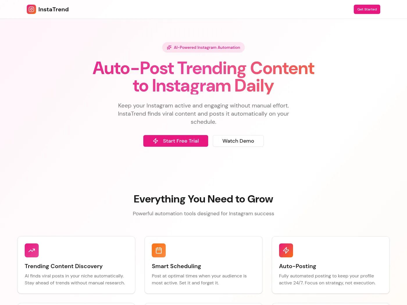 InstaTrend Auto Poster