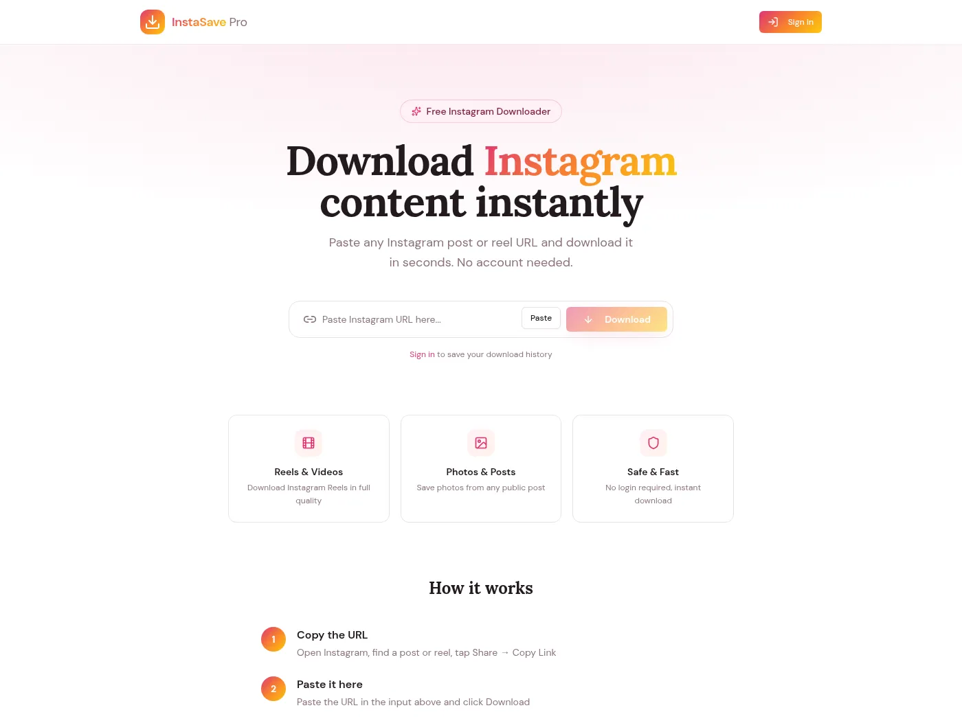 InstaSave Pro