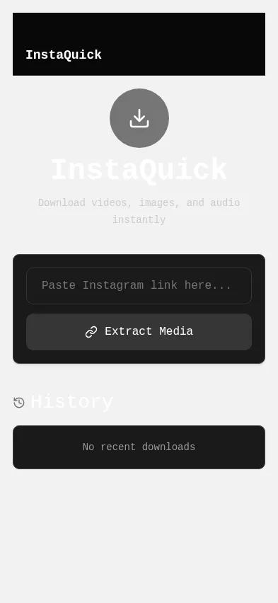 Insta Quick Downloader