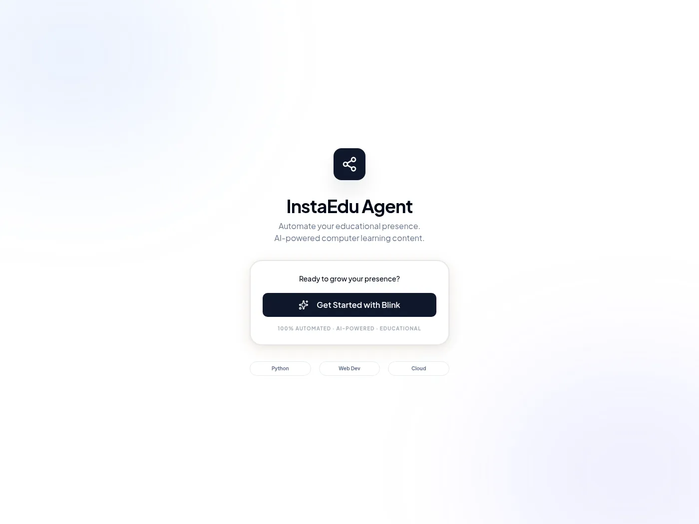 InstaEdu Agent